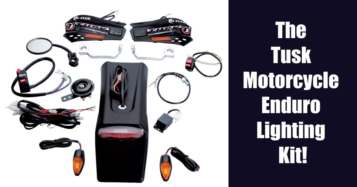 The Tusk Motorcycle Enduro Lighting Kit - Smart Vehicle Care