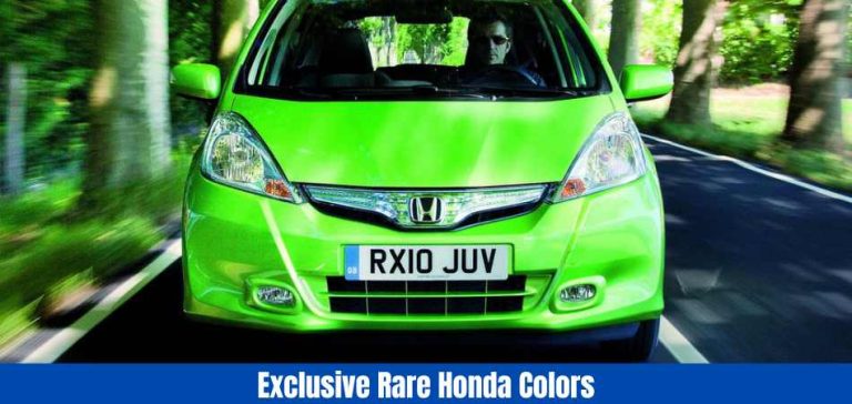Top 8 Exclusive Rare Honda Colors to Choose! - Smart Vehicle Care